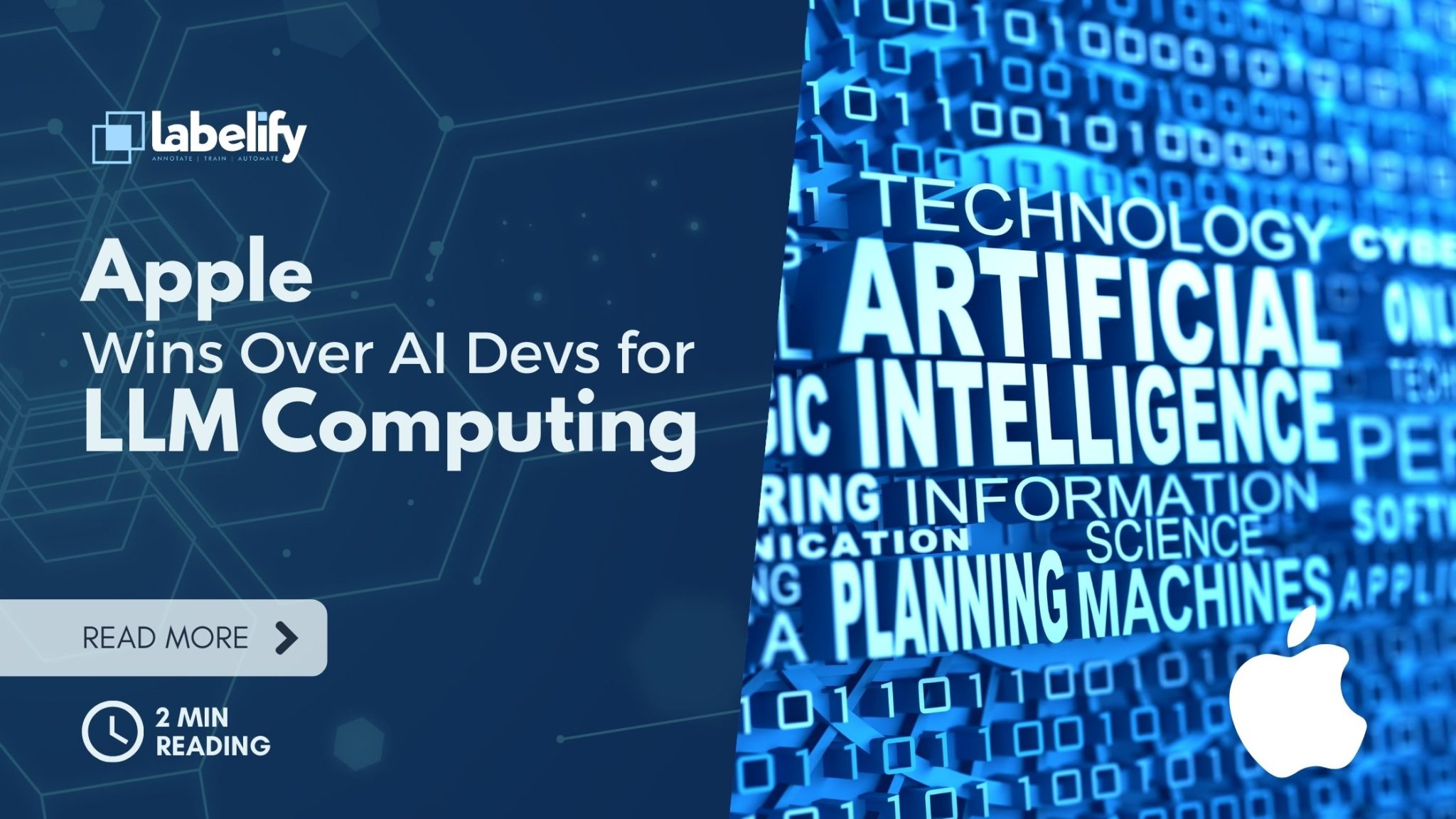 Apple Wins Over AI Devs for LLM Computing - Labelify